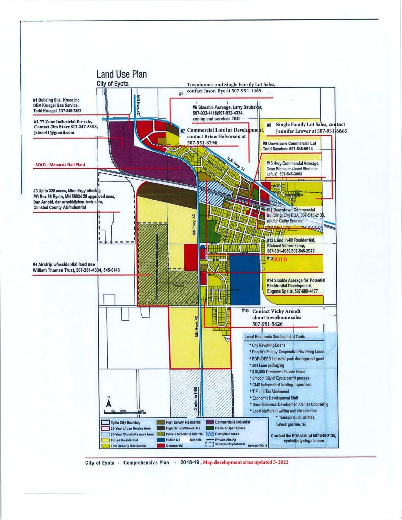 Move to Eyota, MN! Residential and Commercial Opportunities! - CEDA