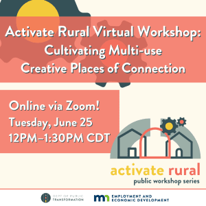 Activate Rural Virtual Workshop - Cultivating Multi-use Creative Places ...